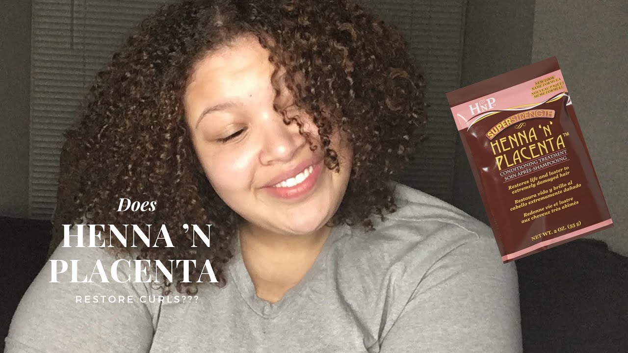 HENNA N PLACENTA ON NATURAL HAIR - YouTube