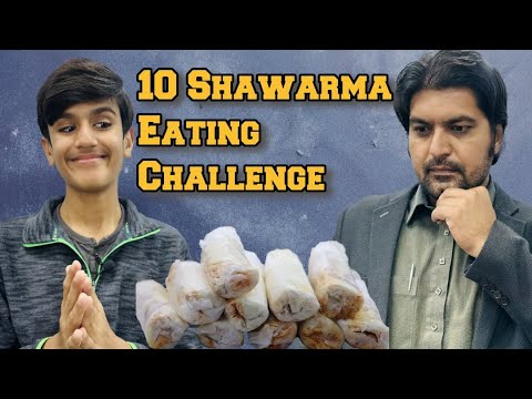 10 shawarma challenge - YouTube