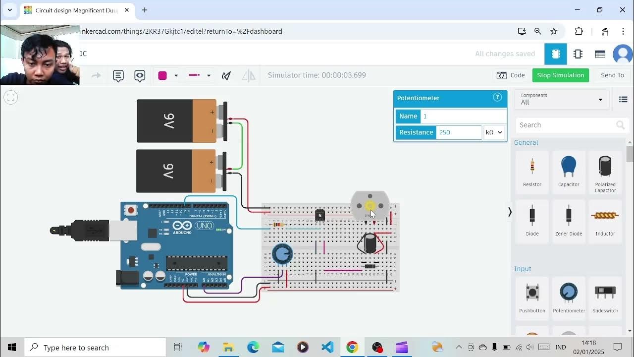 Rangkaian Kontrol Motor DC - Arduino UNO - YouTube