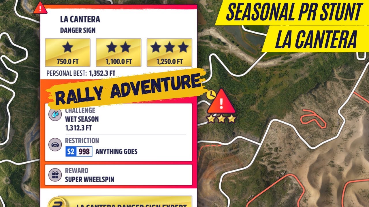 Forza Horizon 5 - Danger Sign: "La Cantera" - S2 Class - ANYTHING GOES RALLY ADVENTURE - YouTube