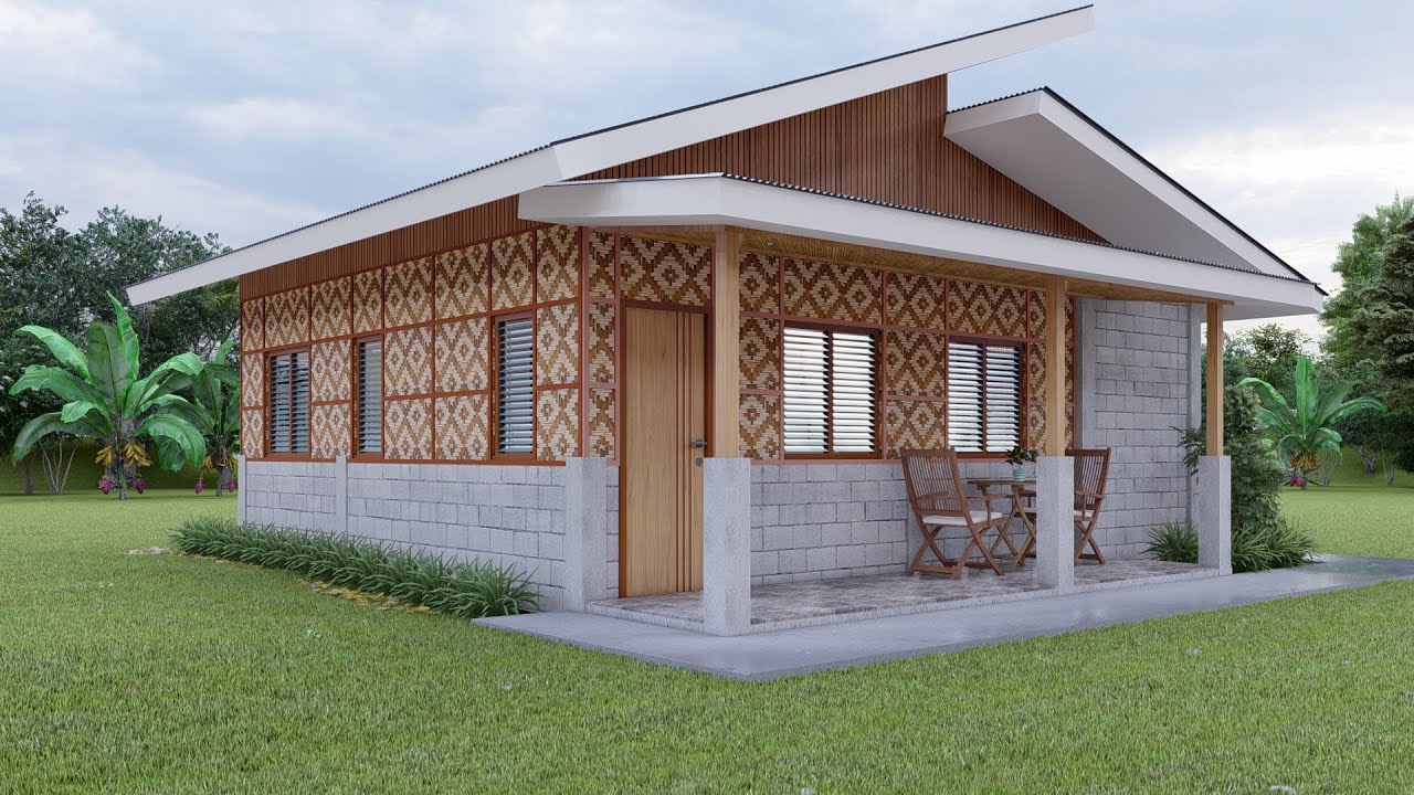 Amakan bahay Kubo Design House I 7X8 M. I 2 Bedroom - YouTube