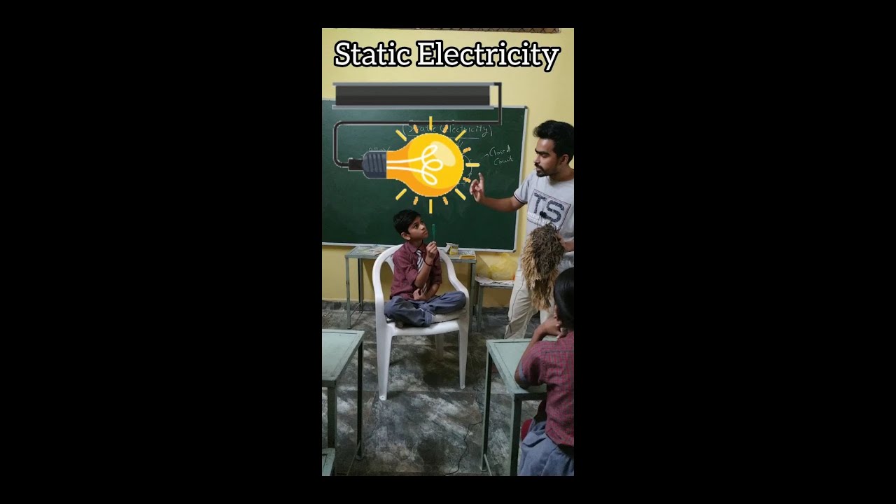 Static Electricity Experiment | Charge | Classupacademy | arpit sir ...