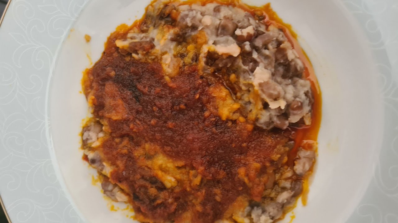 This is how to cook nigeria Yoruba beans - YouTube