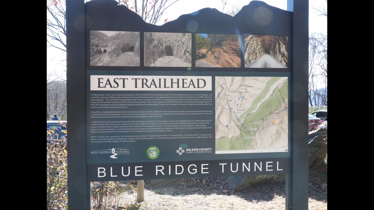 Blue Ridge Tunnel Trail - YouTube
