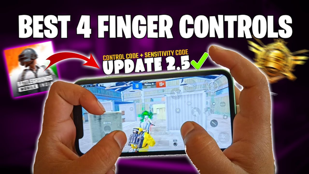 THESE CONTROLS ARE BEST FOR EVERYONE 🔥 BEST 4 FINGER CONTROLS IN BGMI ...