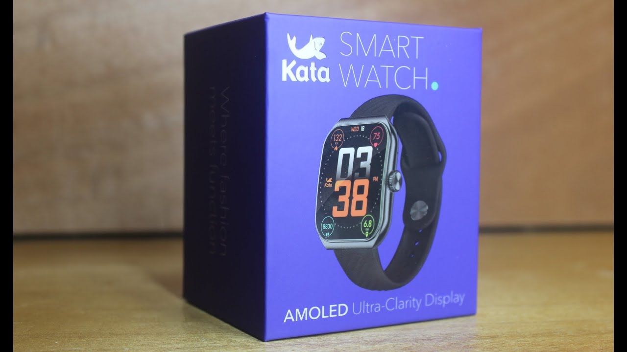 Kata Smartwatch AM10 Unboxing ASMR - YouTube