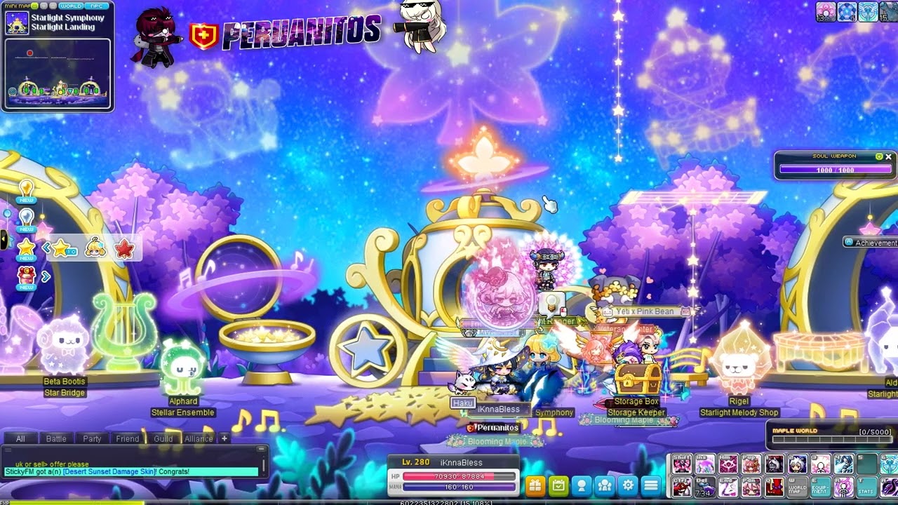 EVENTO Starlight Symphony Maplestory Destiny - YouTube