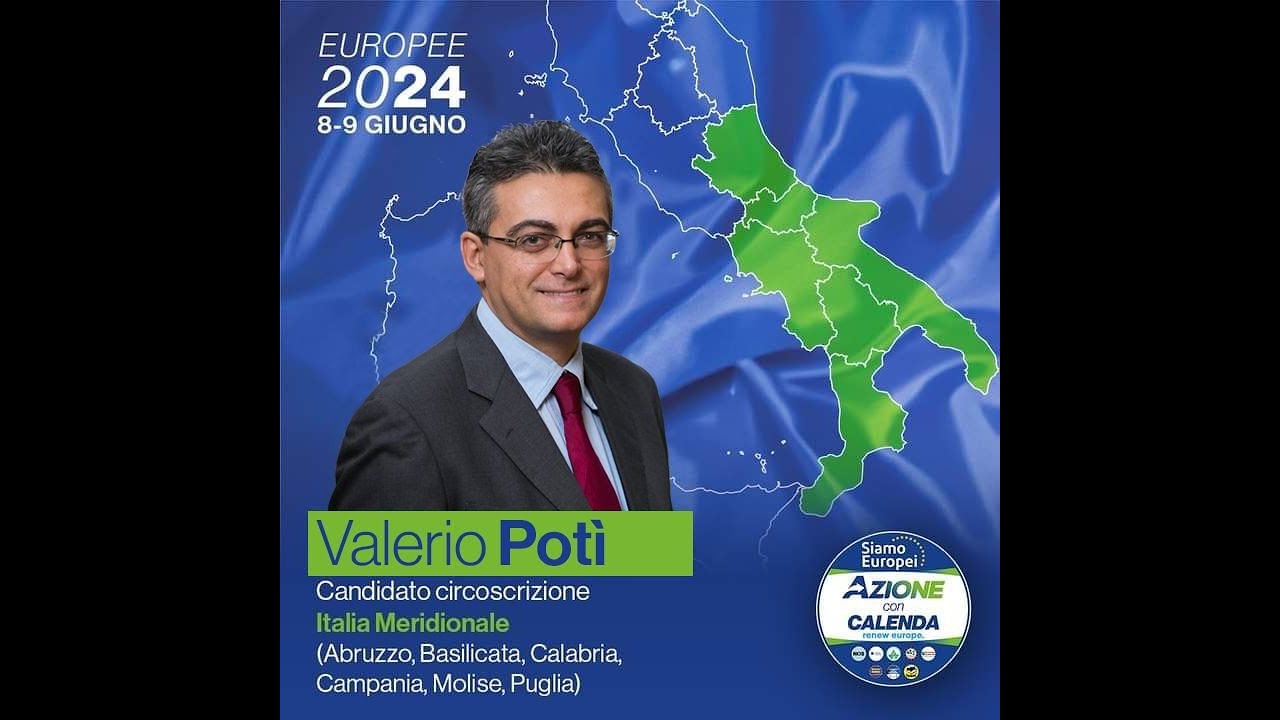 Candidatura del Prof. Valerio Potì al Parlamento Europeo nelle elezioni ...