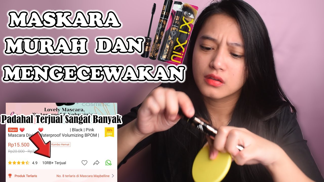 Maskara waterproof - Murah dan Recomended? (gagal review xi xiu) - YouTube