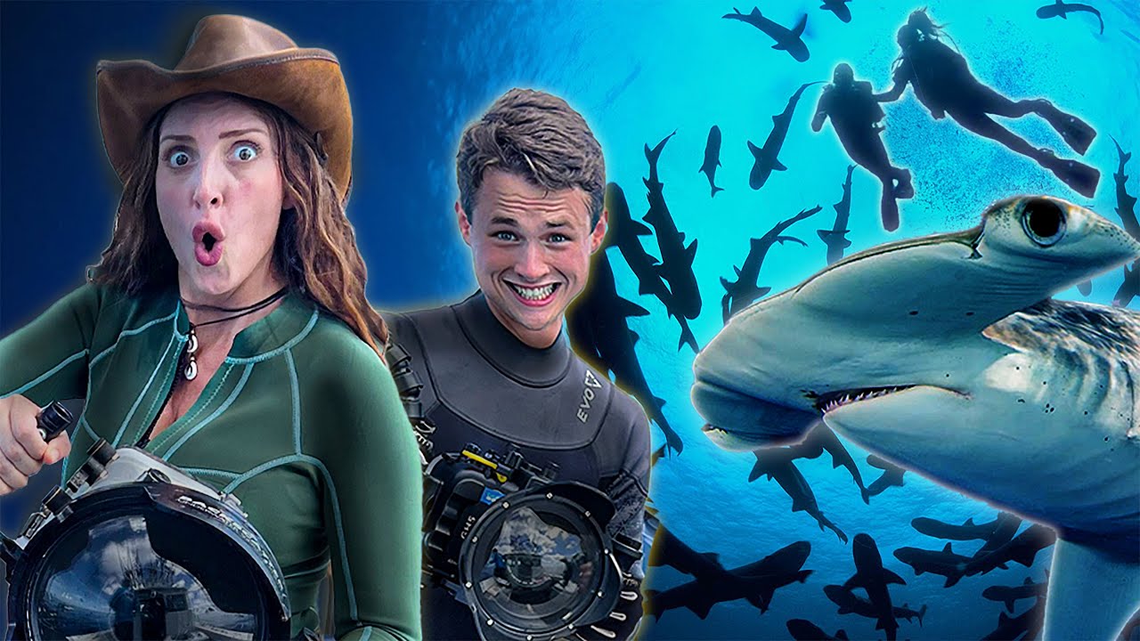 We Swam in a Real Life SHARK-NADO! - YouTube