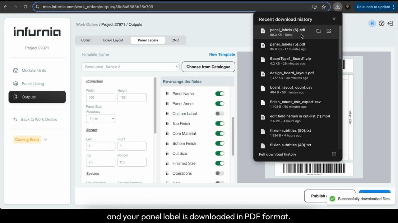How to print multiple panel labels in single sheet? - YouTube