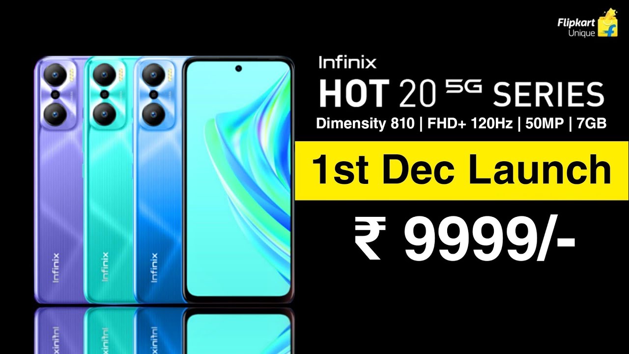 Infinix HOT 20 5G Series Launch Date Confirmed in India on Flipkart 🔥 ...