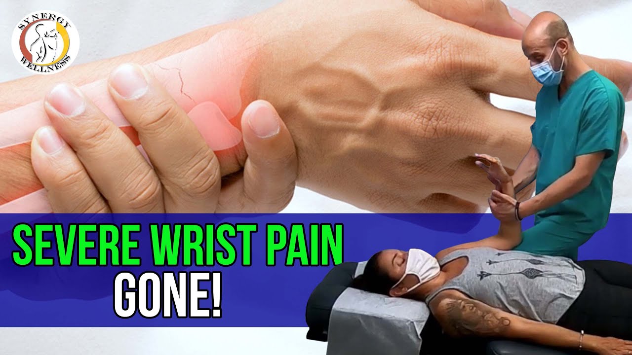 SEVERE wrist pain GONE (Chiropractic Wrist Adjustment NYC) Synergy ...