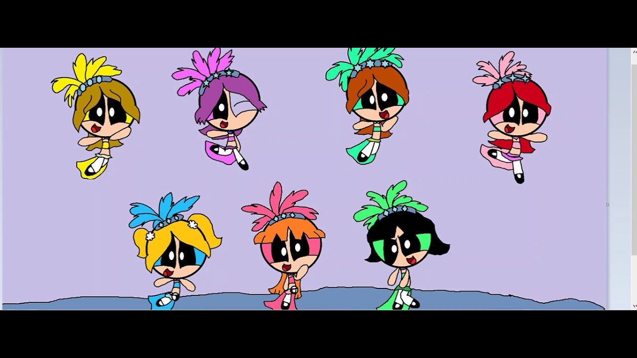 The Powerpuff Girls in Brasil Carnaval Style Speedpaint PPG Speedpaint ...