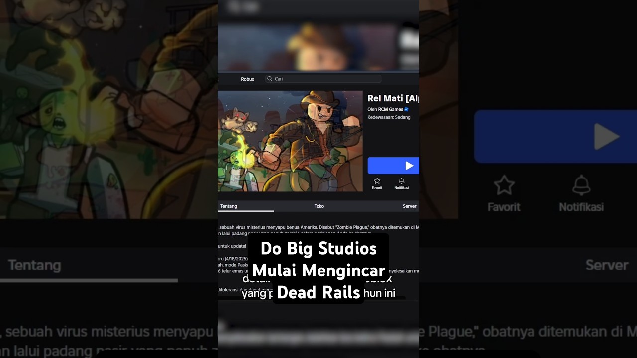 Do Big Studios Mulai Mengincar Dead Rails - YouTube