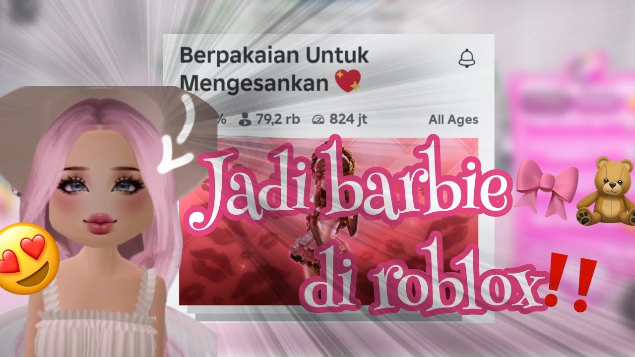 JADU MODEL YANG CANTIK BANGET KAYAK BARBIE DI ROBLOX!😻💃 |Roblox ...