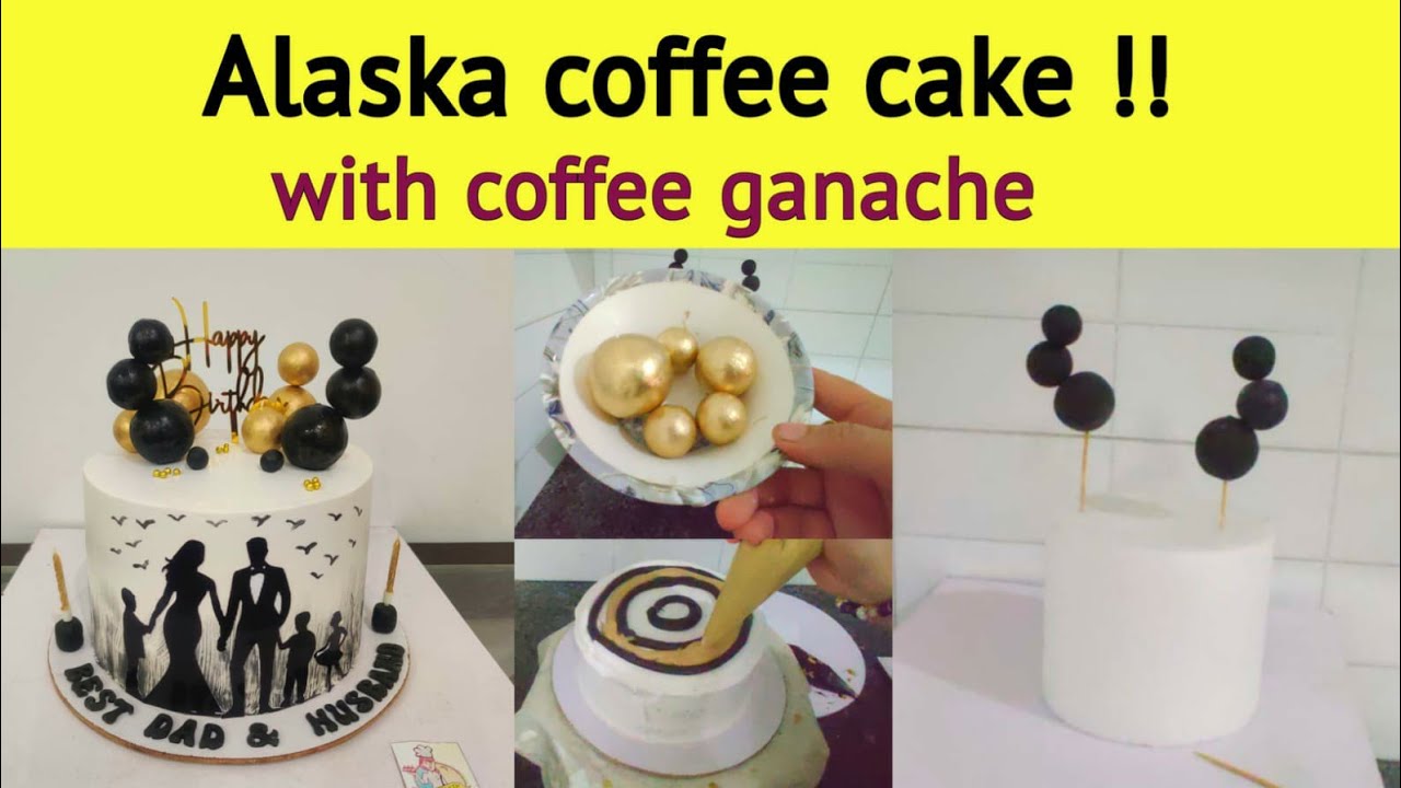 vanilla Alaska cake with coffee ganache frosting @NadiyaTanvir - YouTube