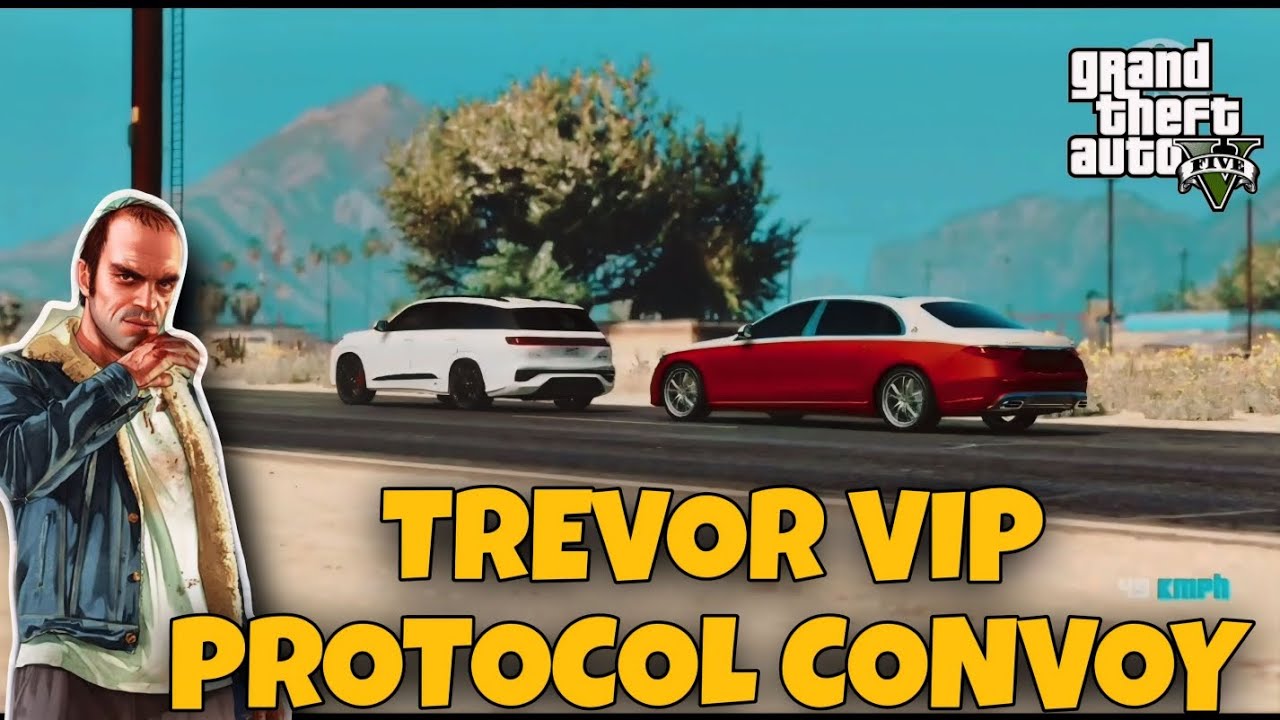 TREVOR VIP PROTOCOL CONVOY || GTA V - - YouTube