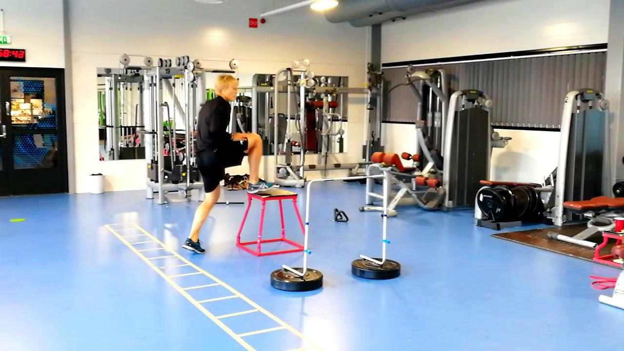 Depth Jump Over Hurdle - YouTube