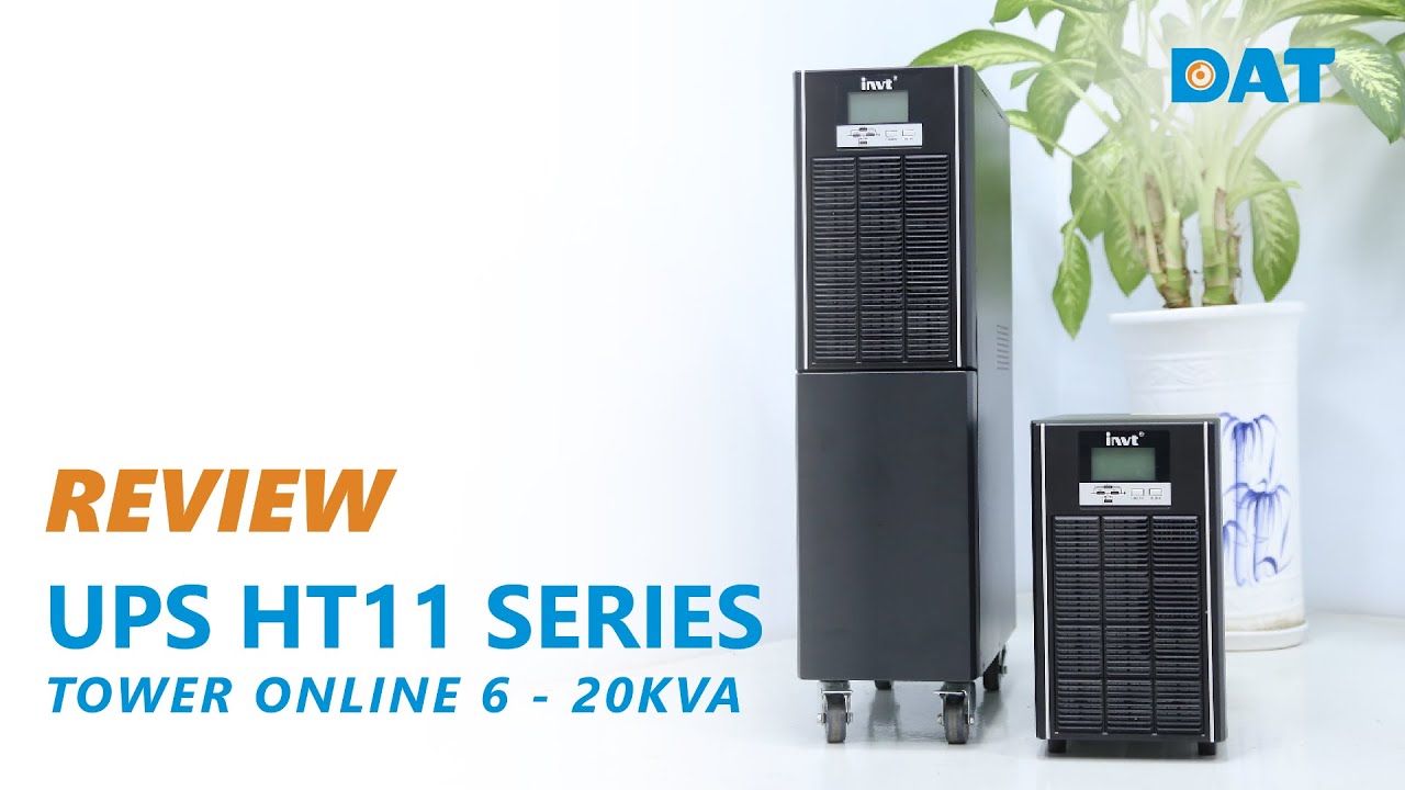 REVIEW BỘ LƯU ĐIỆN UPS HT11 SERIES TOWER ONLINE 6 - 20KVA - YouTube