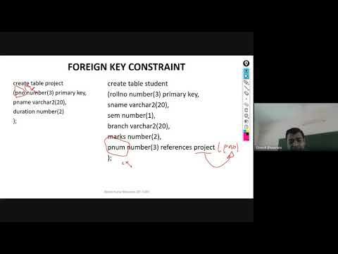 DBMS Lec 14 : Referential Integrity Constraints on SQL | Dinesh Bhawnani | BIT DURG | CSVTU ...