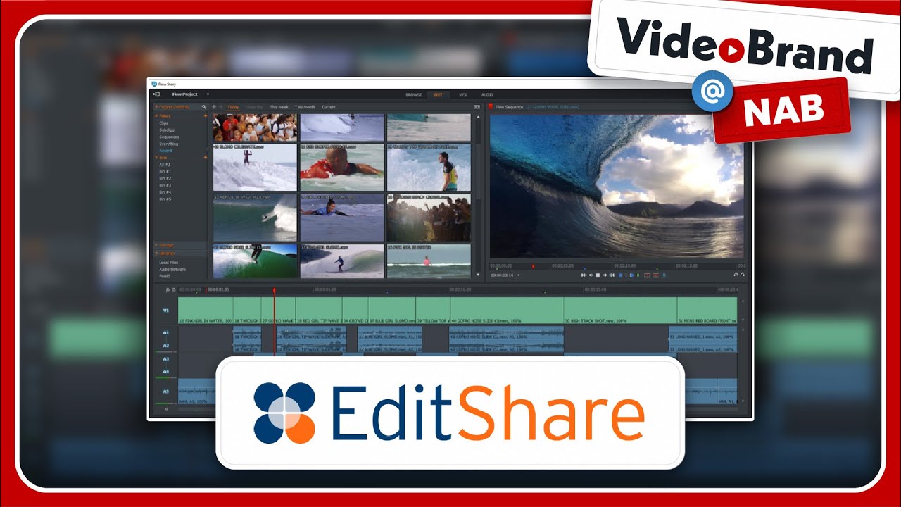 Remote editing and media manage for large teams with EditShare - YouTube