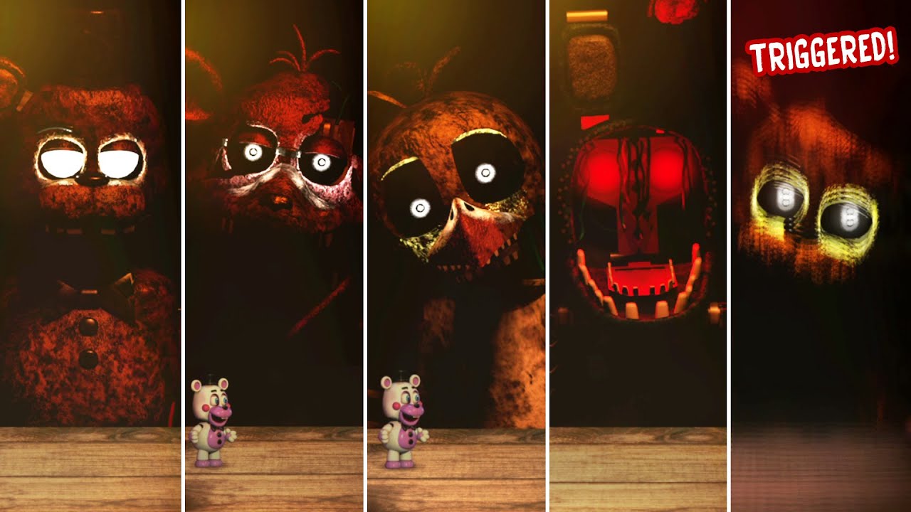 TJOC Animatronics in the Salvage & Jumpscares - YouTube