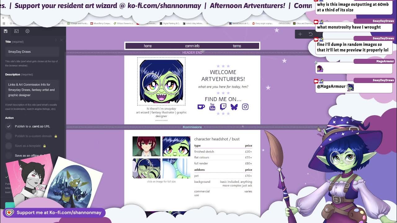 Putting together my Caard live so I actually do it | Quiet No Mic Stream - YouTube