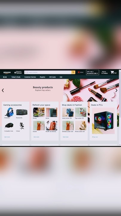 Amazon Clone Made With Html Css And Js Css Html Javascript Amazonclone Htmlproject Youtube