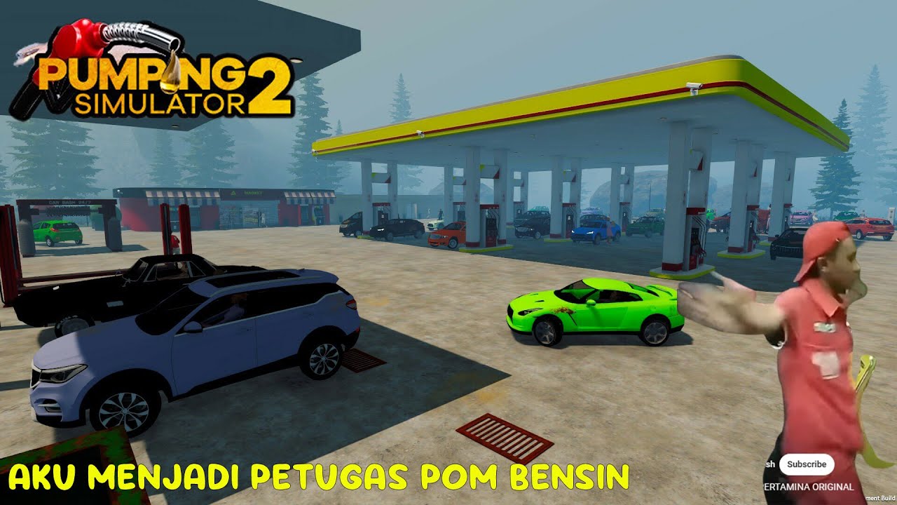 【Pumping simulator Gameplay 】Aku menjadi petugas pom bensin di game ini【ZevaZAPTV】part 1 - YouTube