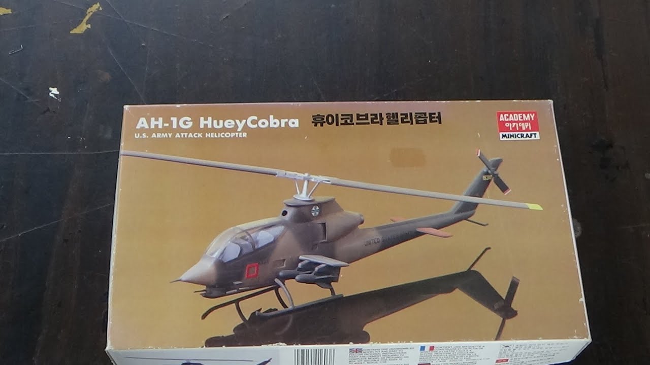 Inbox Review of the 1/48 Scale AH 1G Cobra from Academy Minicraft - YouTube