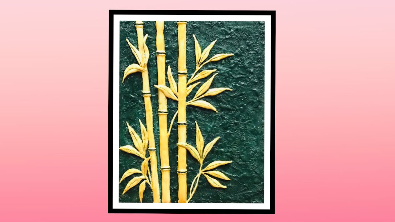 Clay Painting for Beginners| 3D Clay Art Painting| Clay Mural Art| 3D ...