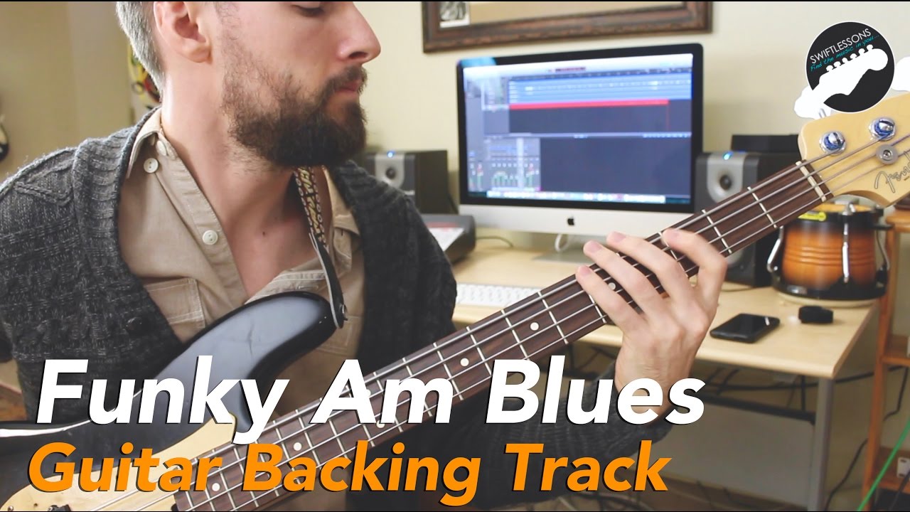 Funky A Minor Blues Guitar Backing Track - Jam Along! - YouTube