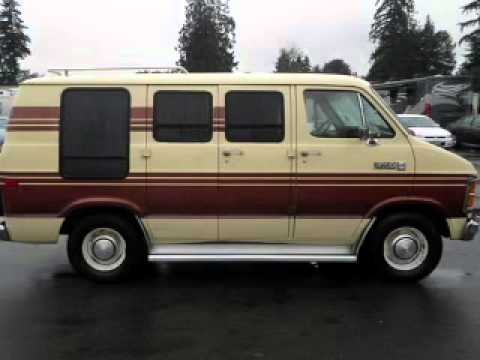 1985 Dodge Ram Van - Marysville WA - YouTube