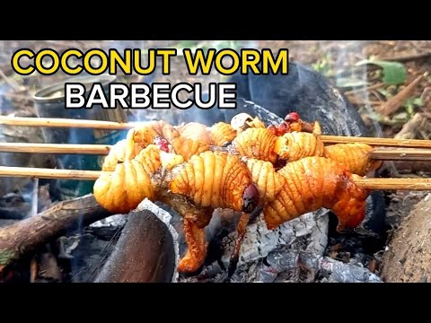 COCONUT WORM BARBECUE, PHILIPPINE EXOTIC FOOD! | CLICK IT PH - YouTube