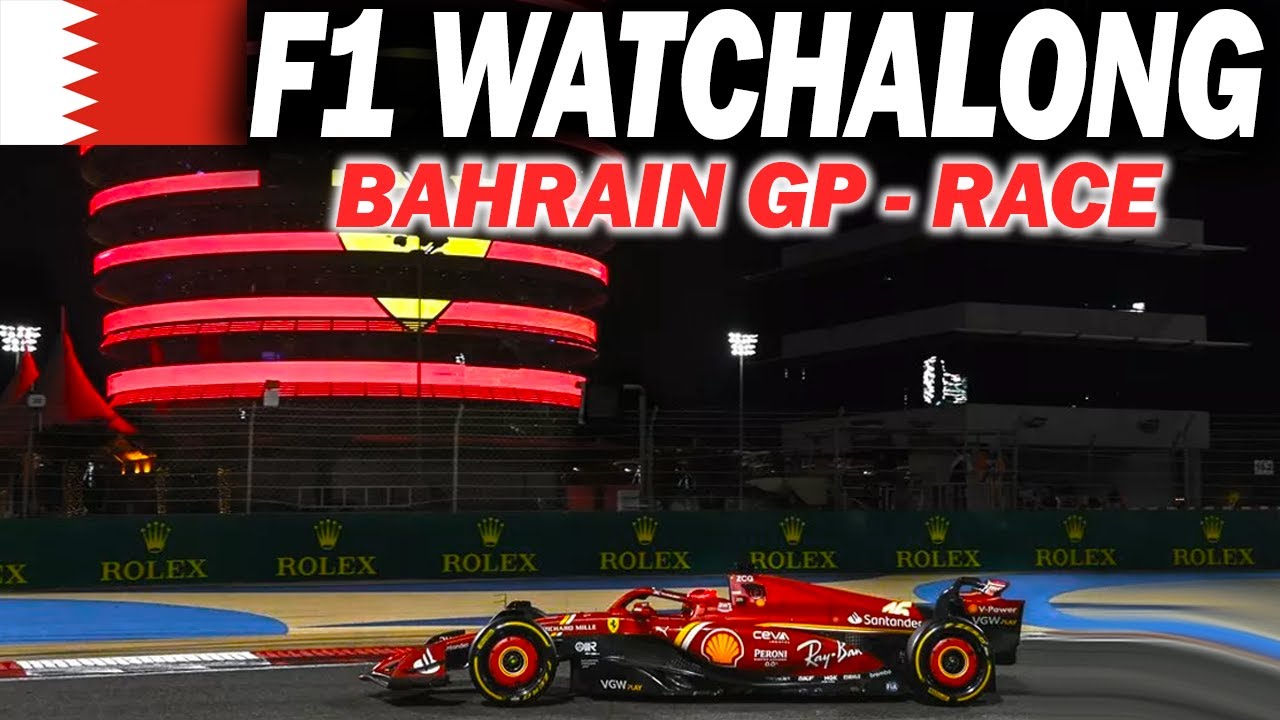 🔴 F1 Watchalong - BAHRAIN GP RACE - with Commentary & Timings - YouTube