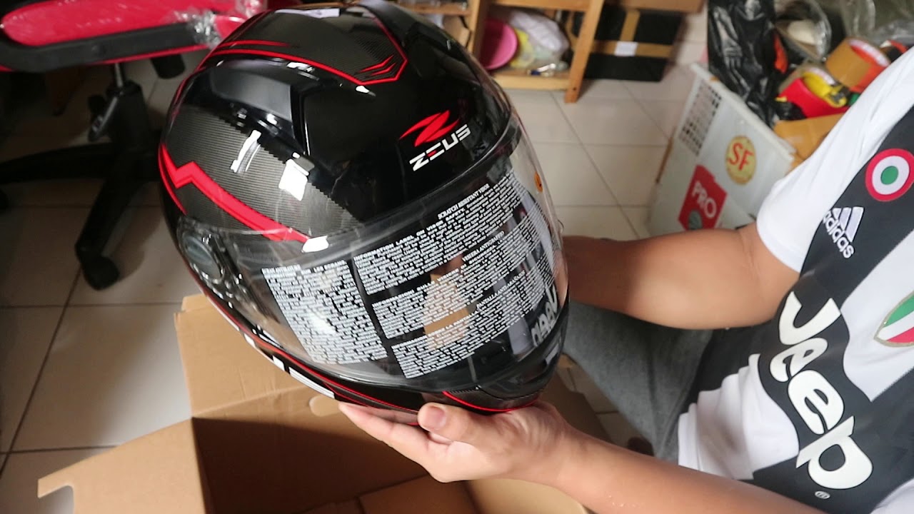 UNBOXING HELM ZEUS 811 - YouTube