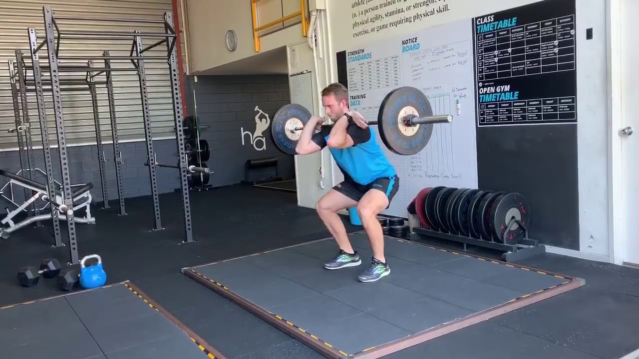 Power Clean + Front Squat + Push Press - YouTube