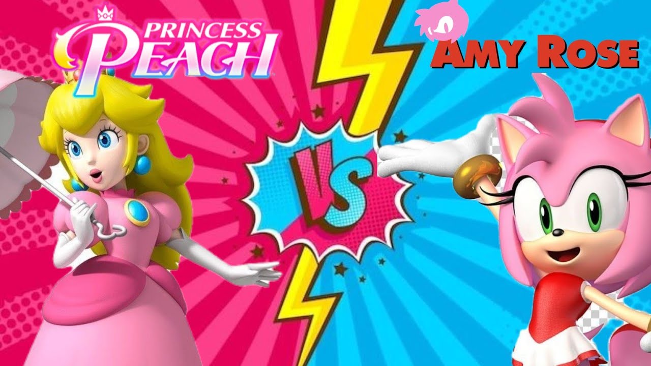 Amy Rose vs. Princess Peach (Rap Battle) (Ai Rap Battle) - YouTube