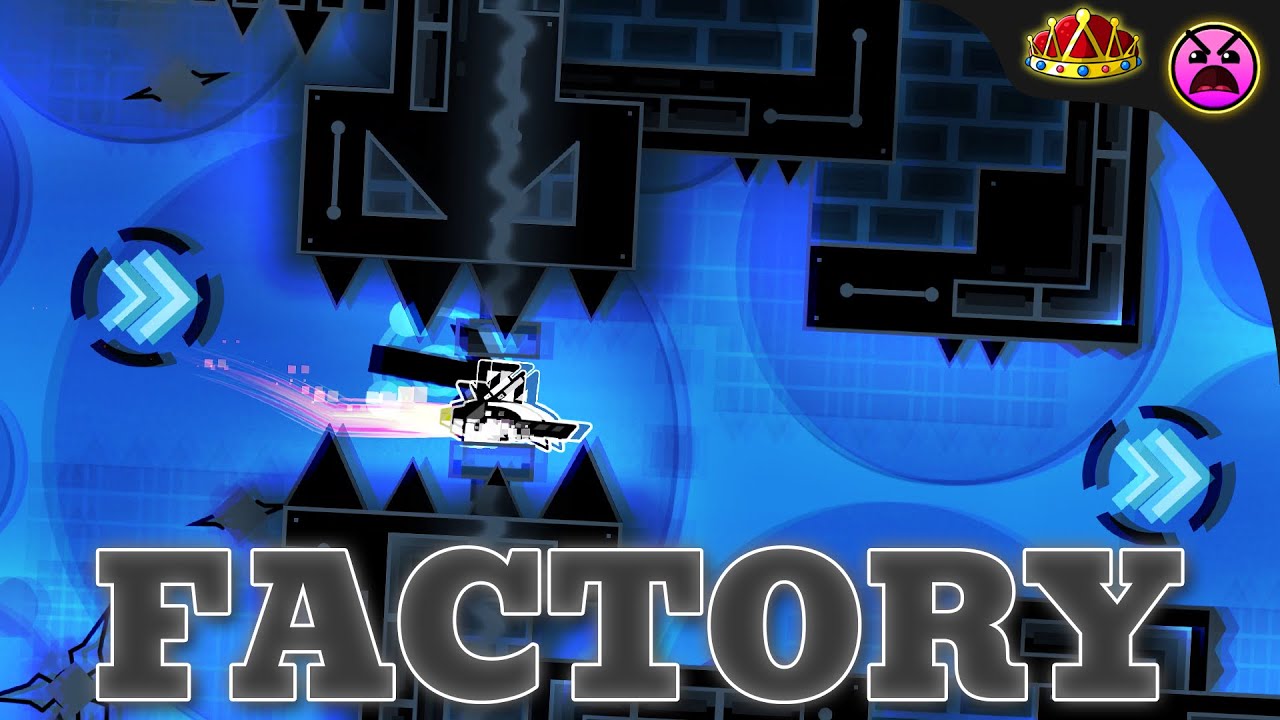 "Factory Level" By ssalt [Daily #2163] - Geometry Dash - YouTube