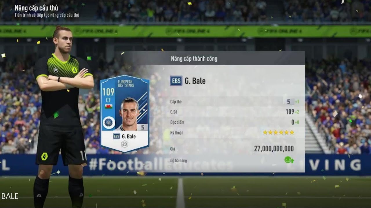 REVIEW BALE EBS PHIÊN BẢN CAO CẤP CỦA BALE VTR | TRIPE | FIFA ONLINE 4 ...