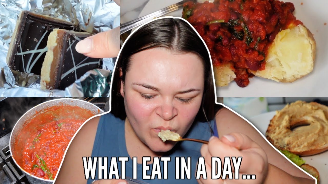*REALISTIC* WHAT I EAT IN A DAY - YouTube