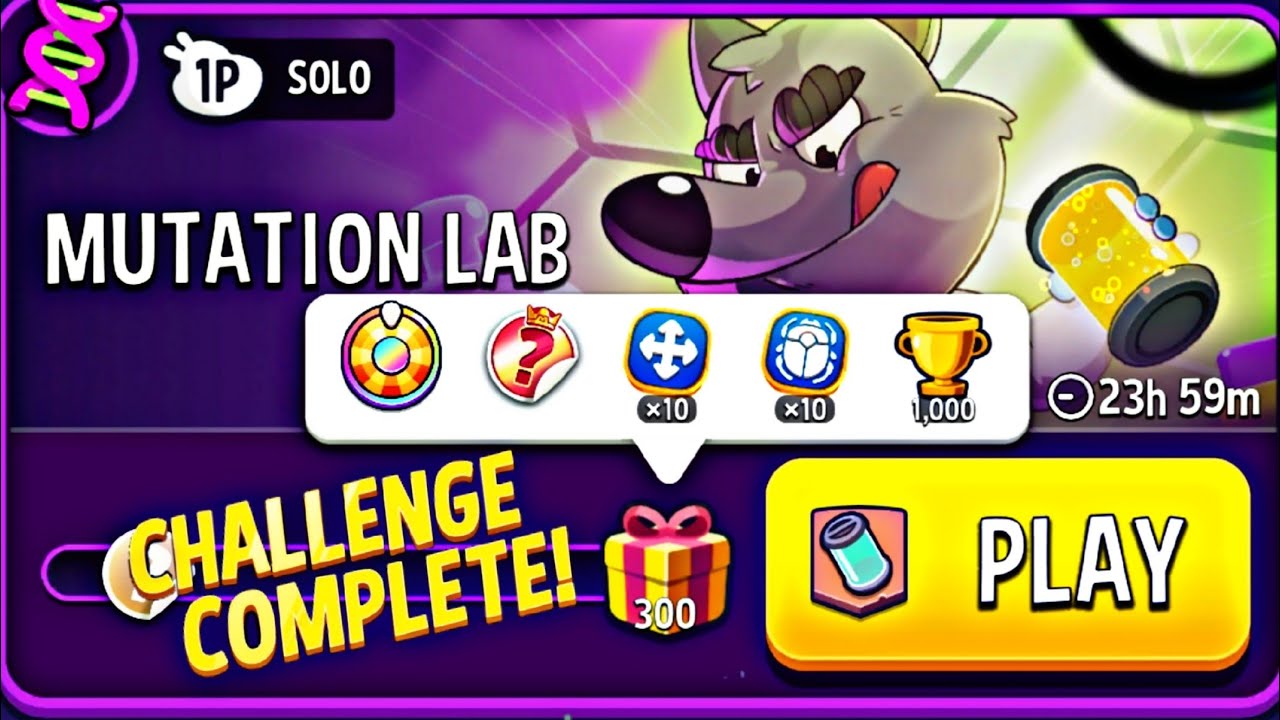 mutation lab solo challenge | match masters | mutation lab solo today - YouTube