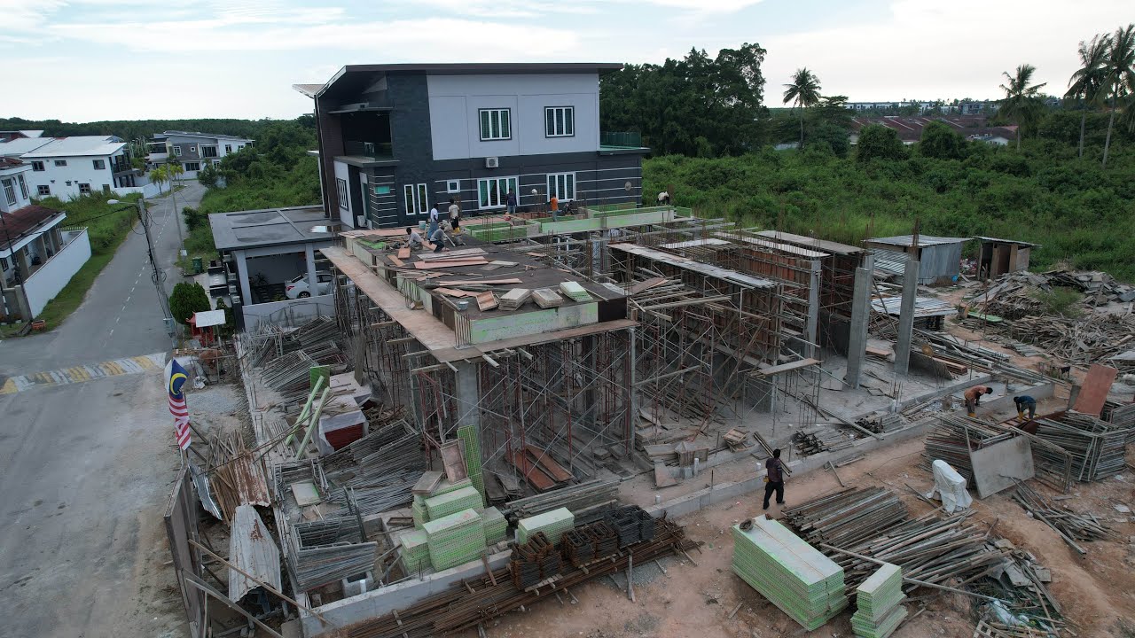 First Floor Slab Timber + PVC Formwork Shuttering [ Bungalow ] - YouTube