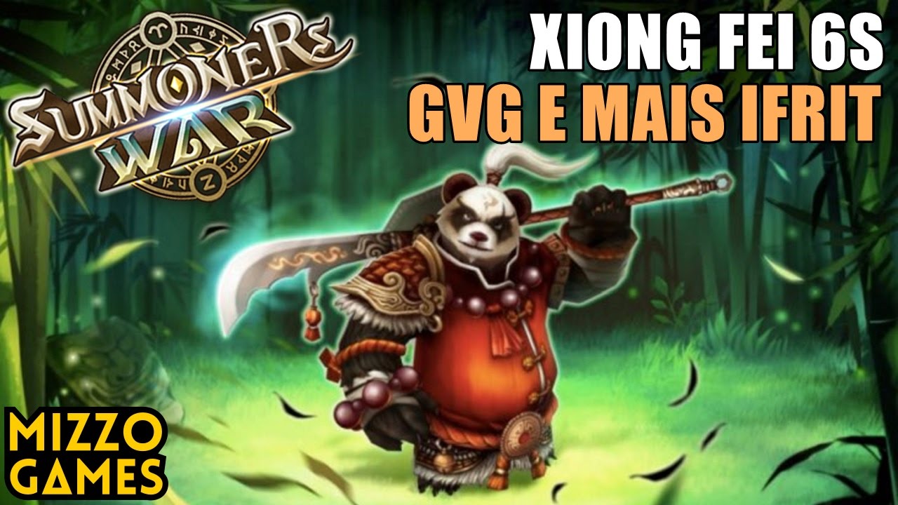 SUMMONERS WAR: Xiong Fei, GvG e mais Ifrit - YouTube