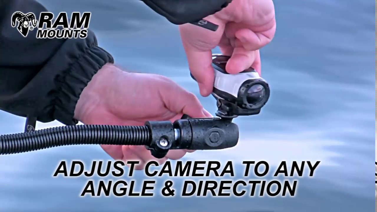 Camera Mount - RAM Rigid Flex Arm Mounting System - Boat, Kayak, SUP ...