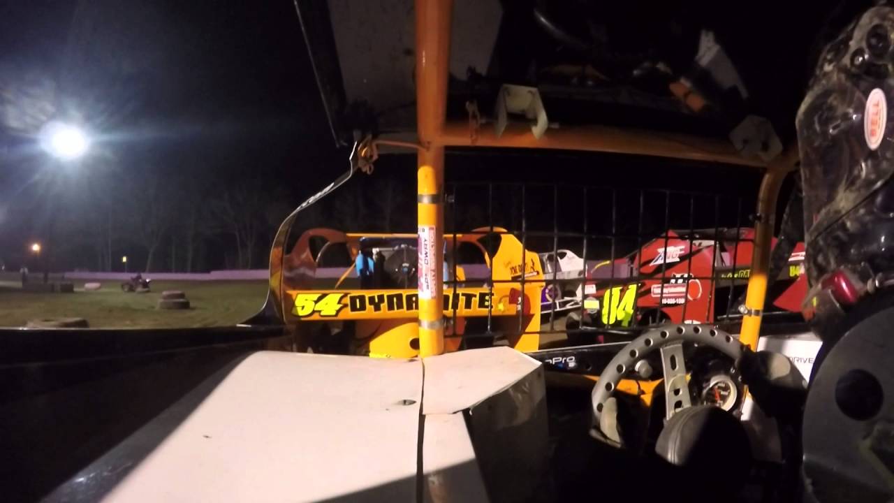 XCEL Modified Linda's Speedway Feature In Car Korey Inglin - 4-15-16 ...