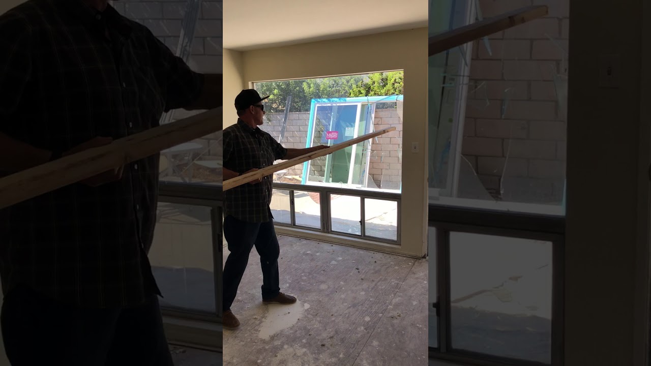 Installing Sliding Doors- 1st Step, Demolition - YouTube