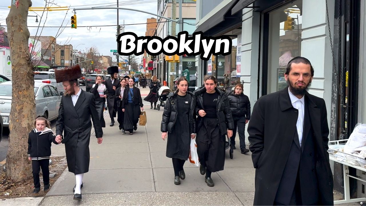 Purim In Borough Park Brooklyn Hasidic Jewish Community New York - YouTube