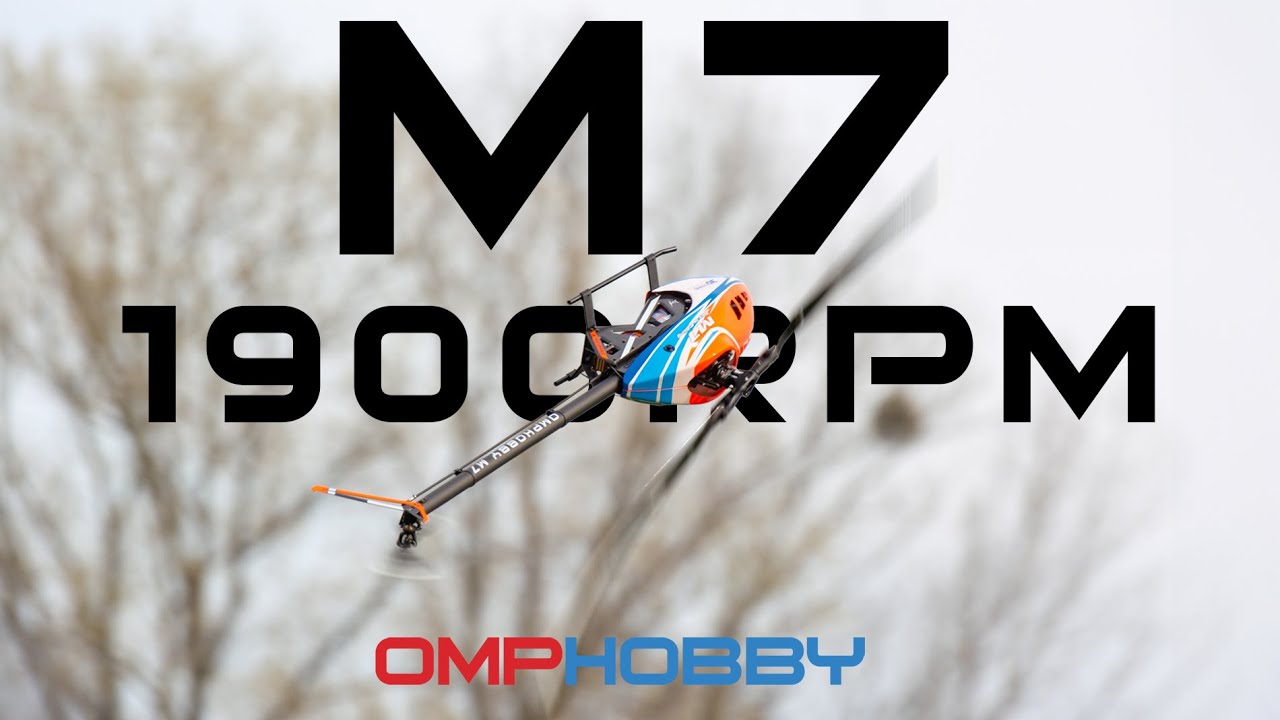 OMPHOBBY M7 | 3D flight with 1900rpm - YouTube